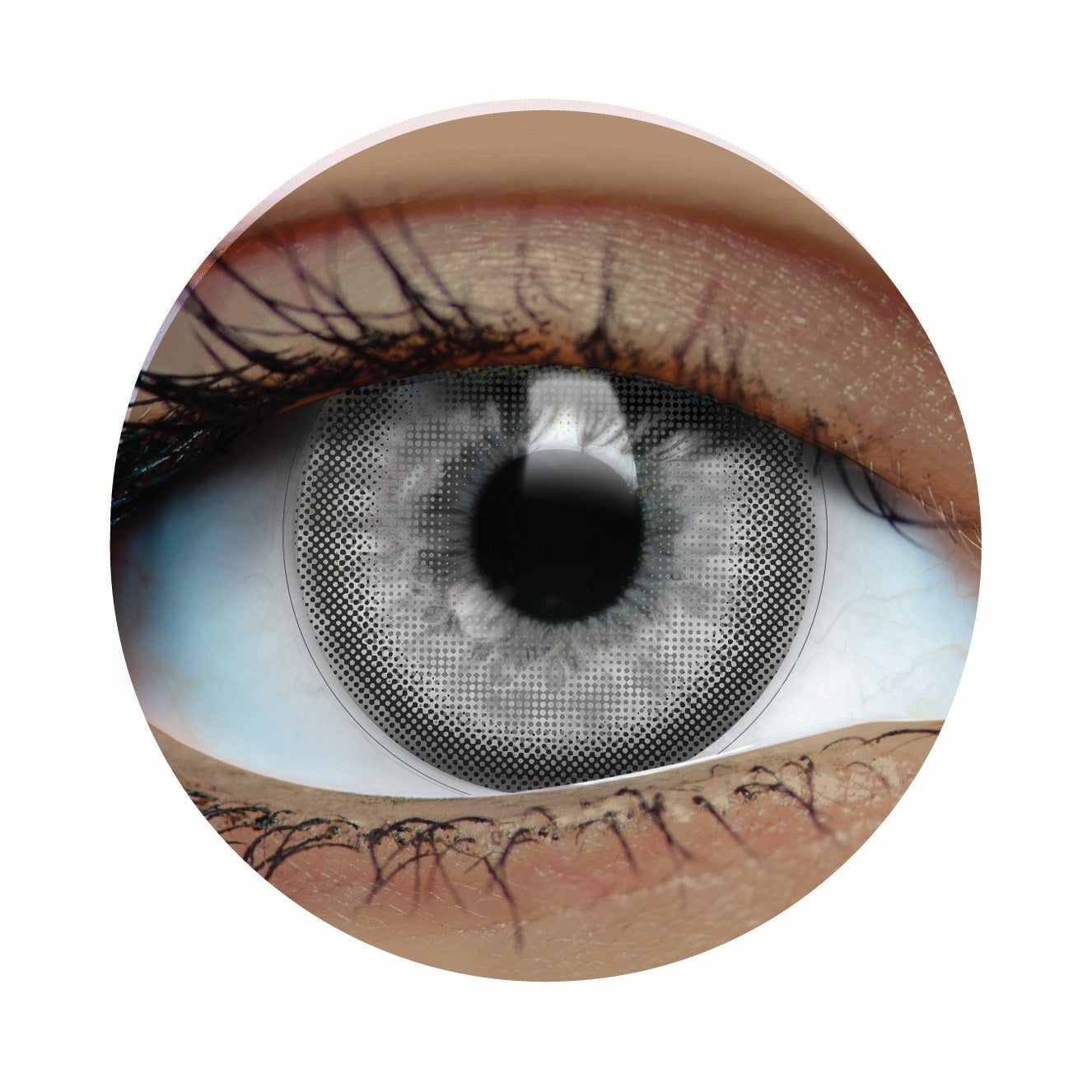 Mystic Mist - Gray Colored - Primal Contact Lenses – BodyMods
