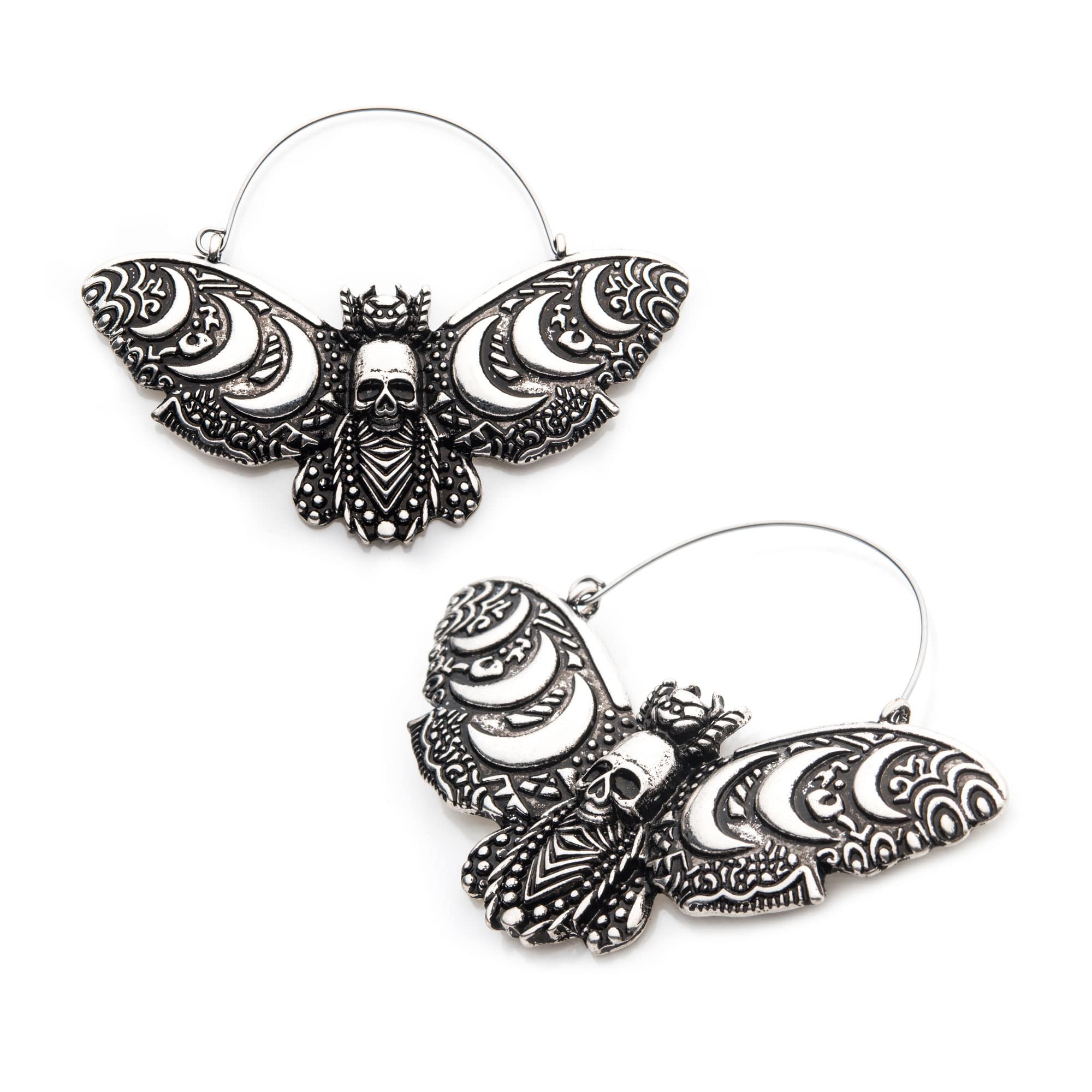Death Moth + Moon Tunnel Hangers - Shop Jewelry – BodyMods
